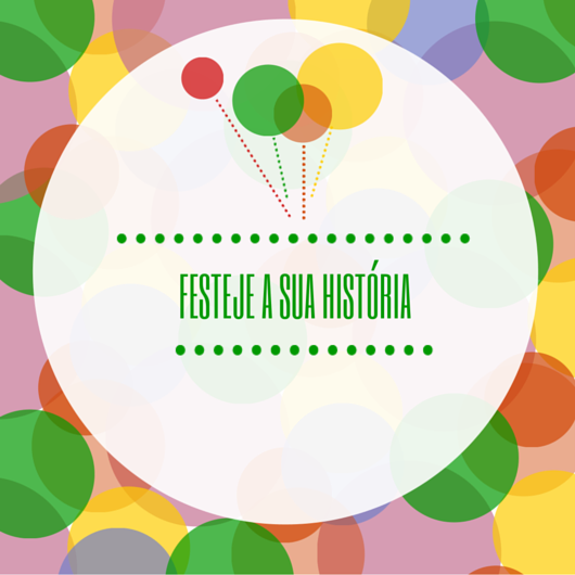 Viva bem e festeje as suas histórias com um livro